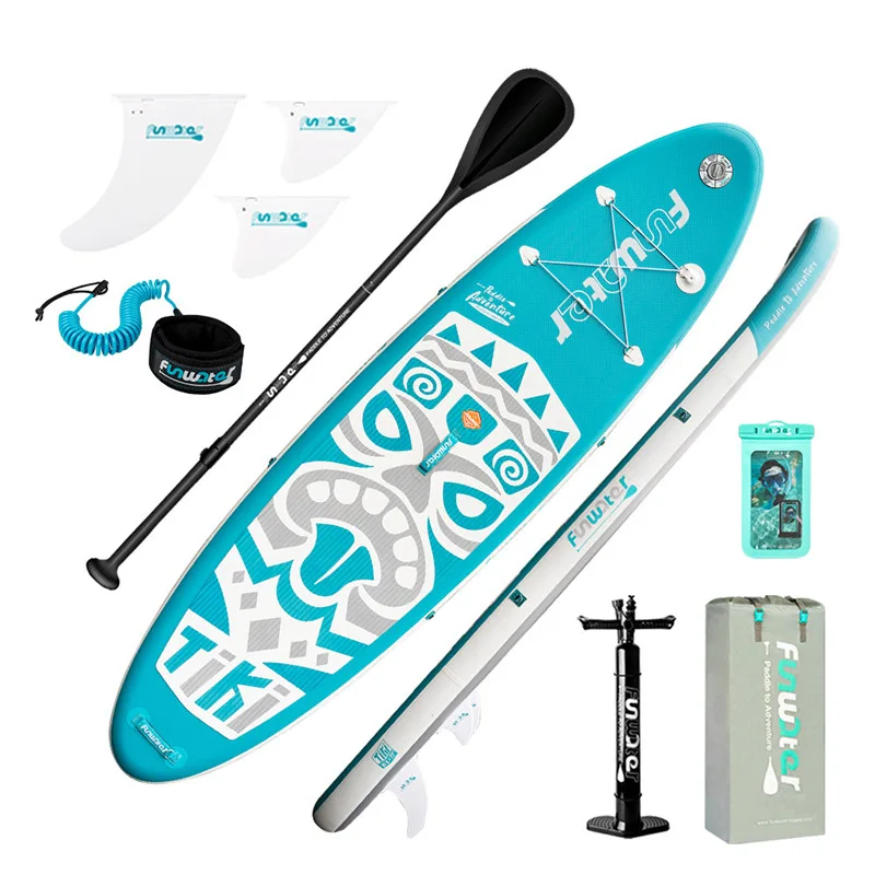 Stand-up Surfboard Portable SUP Surfboard Paddleboard Water Yoga Paddle ...