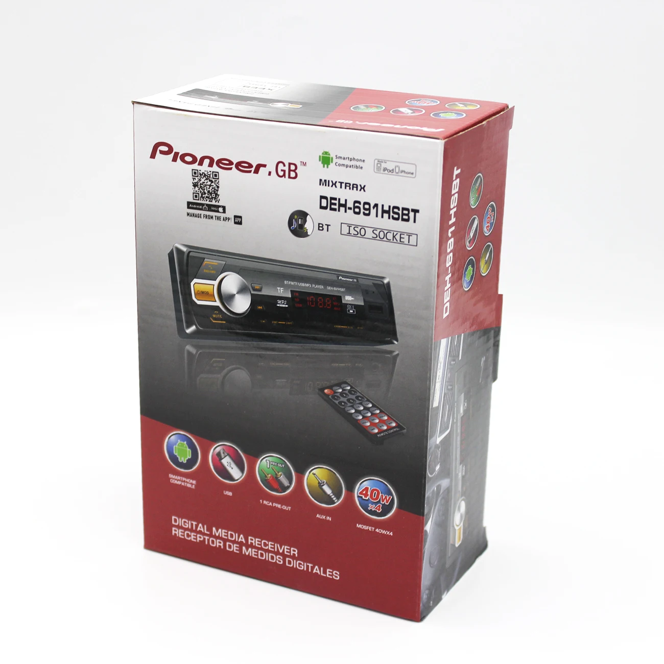 Автомагнитола 1 Din DV-Pioneer.GB DEH-691HSBT | AliExpress