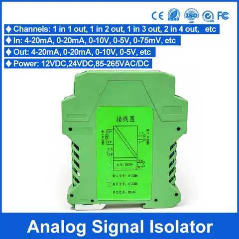 4 20ma analog signal isolator - купить недорого | AliExpress