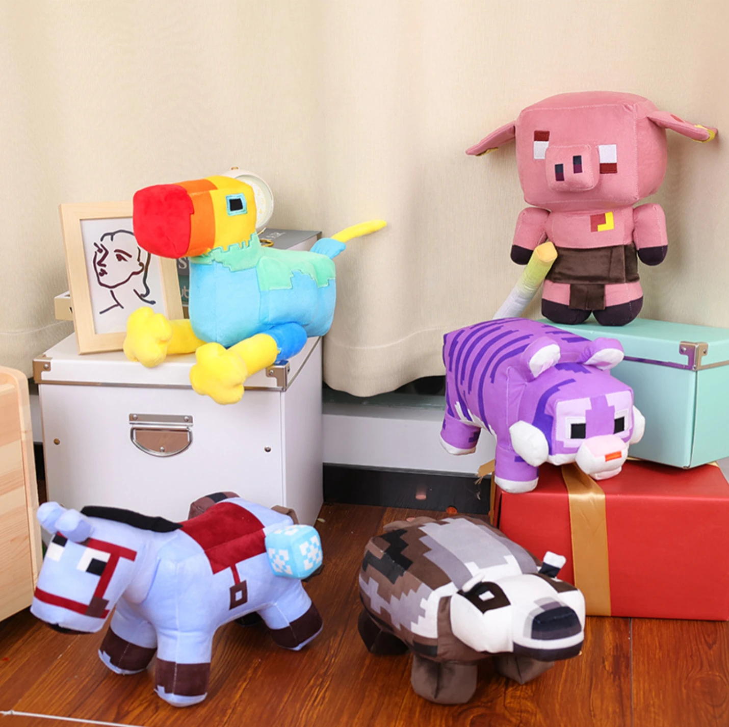 Мягкая Игрушка Minecraft Legends 34см | AliExpress