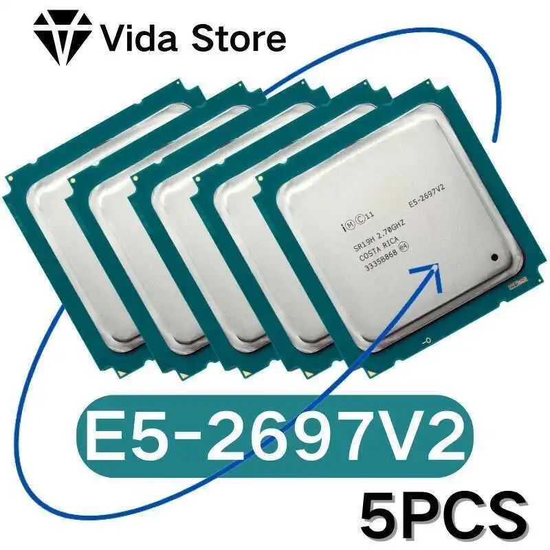 BU DO 27 Gbit 1094; 30M QPI 8GT / S LGA 2011 SR19H C2 - E5 2697v2 ...