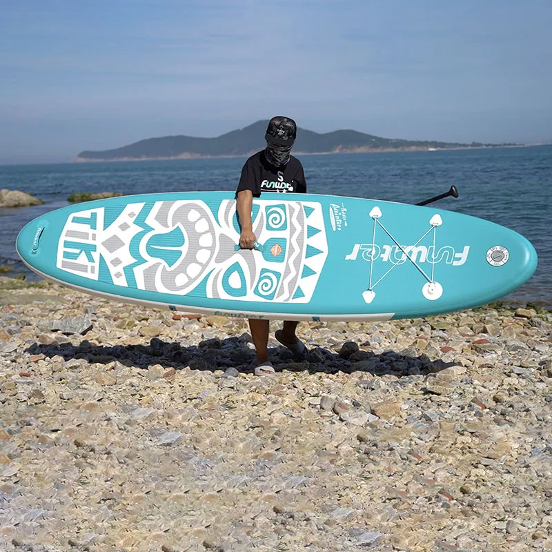 Stand-up Surfboard Portable SUP Surfboard Paddleboard Water Yoga Paddle ...