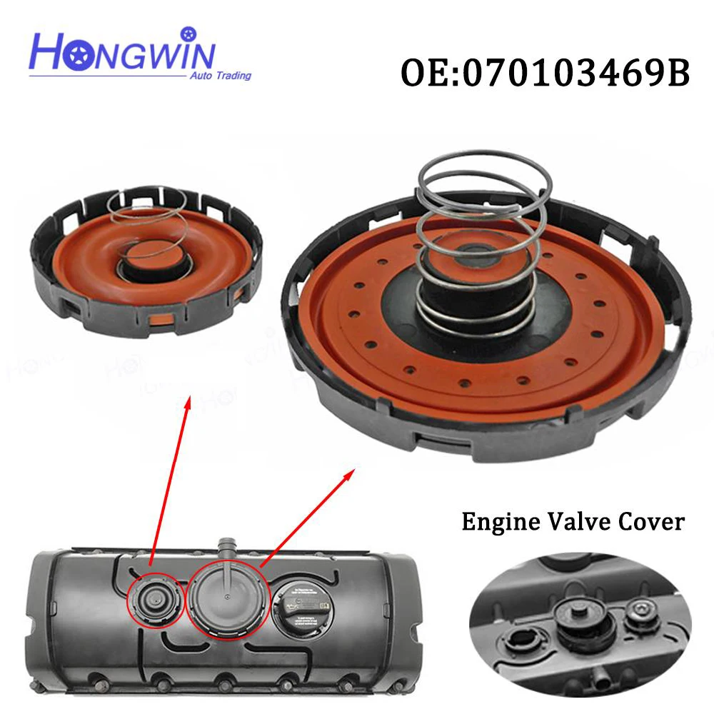 Крышка клапана VAG 2,5 TDI PCV для VW Touareg Transporter 06-10 Campmob ...