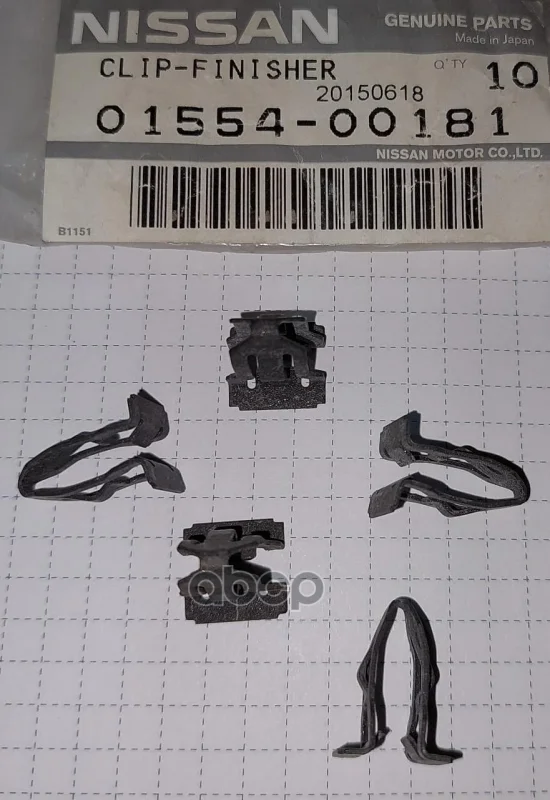 Клипса Nissan 01554-00181 NISSAN арт. 01554-00181 | AliExpress