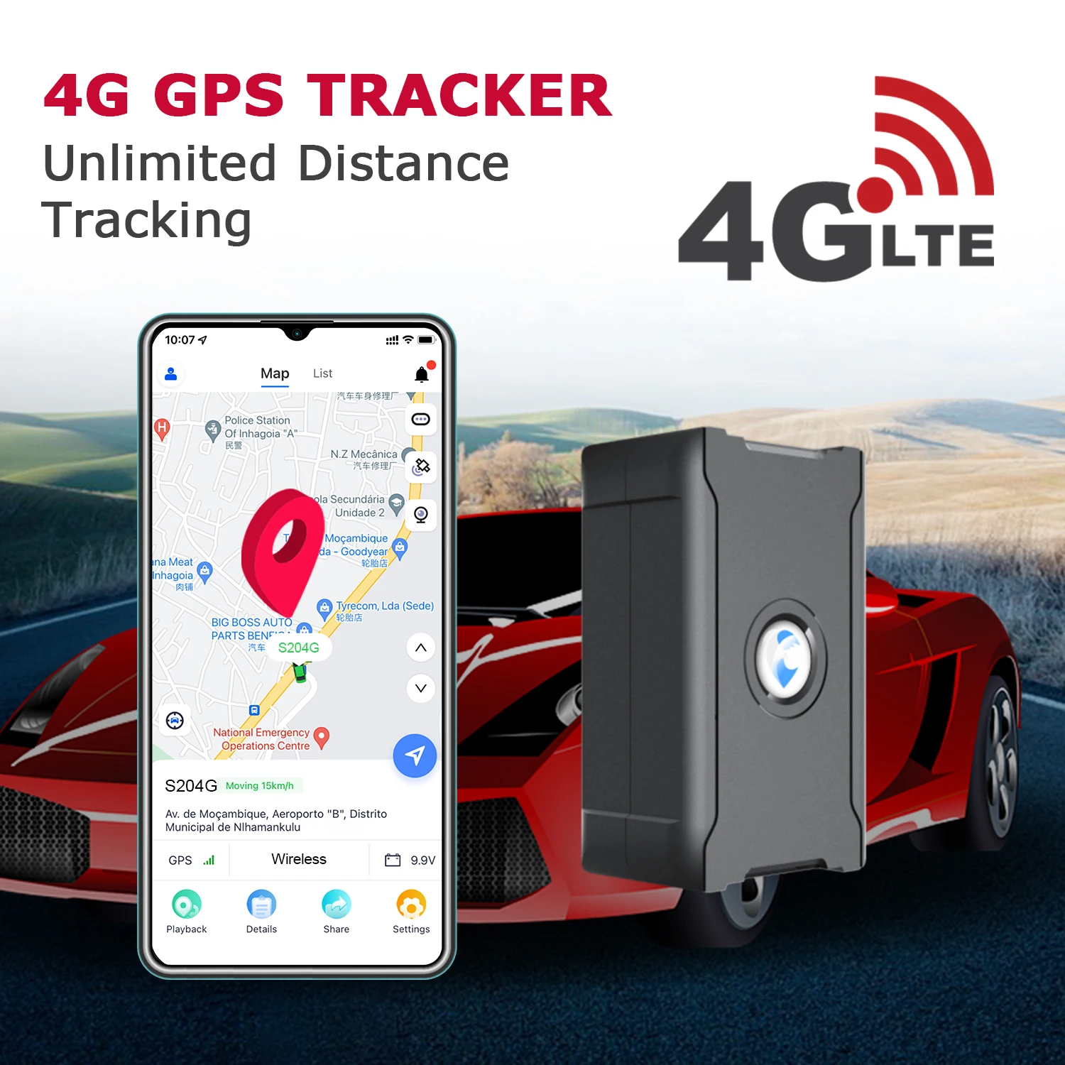 GPS S20 трекер емкостью 6000 мАч для автомобильного устройства слежения ...