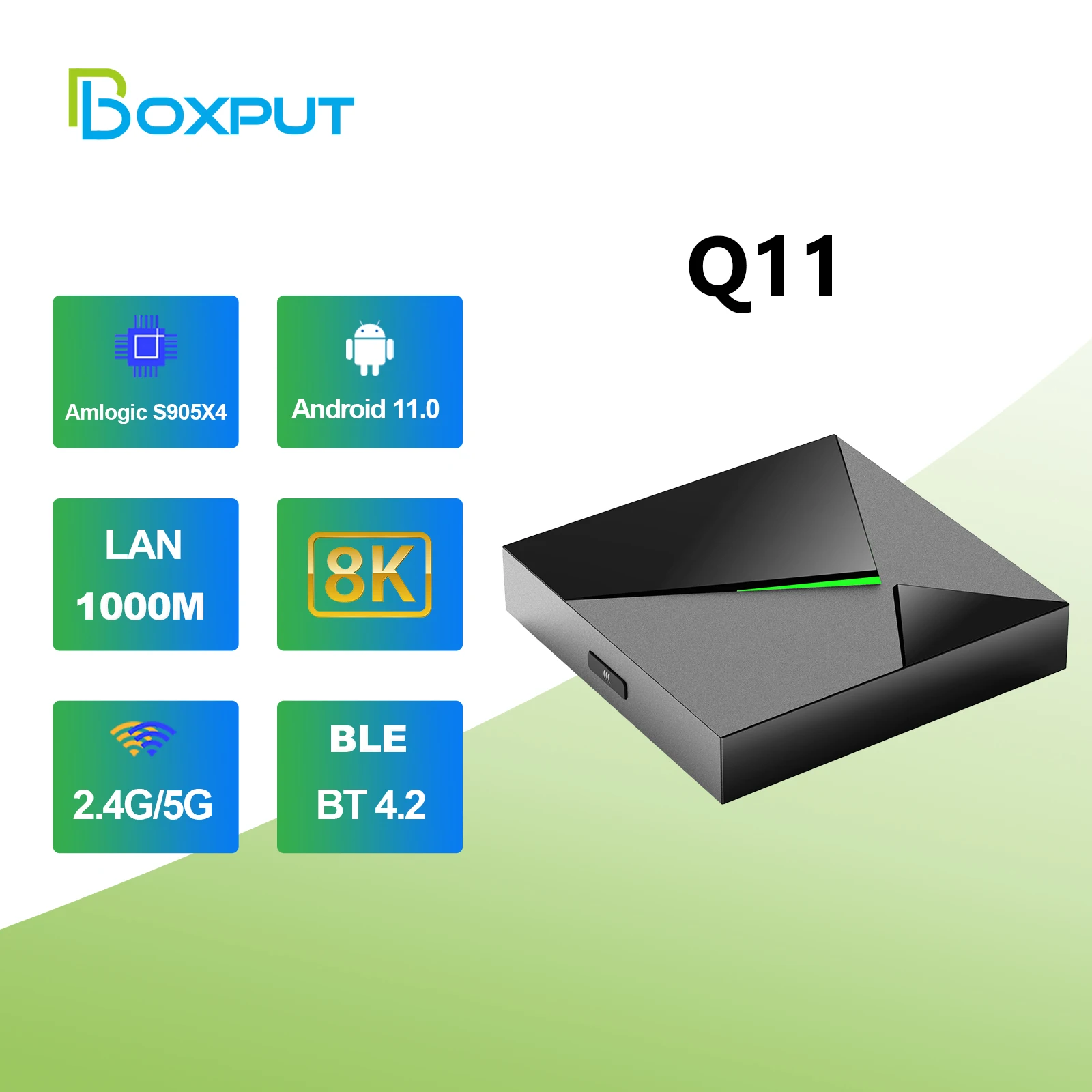 BOXPUT TV BOX Q11 Android 11 4ГБ 32ГБ | AliExpress