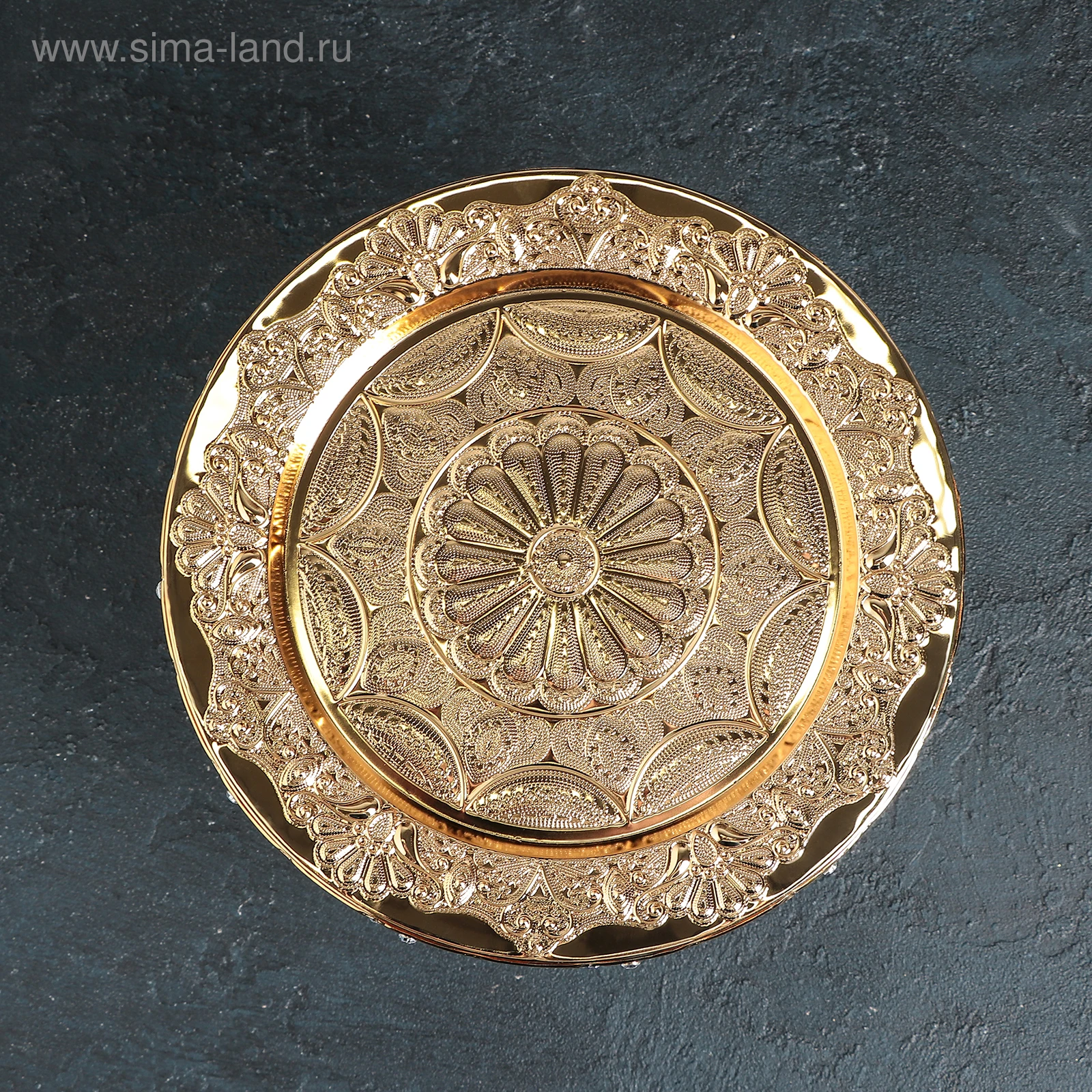 Тортовница, 25x15 см, цвет металла золотой | AliExpress