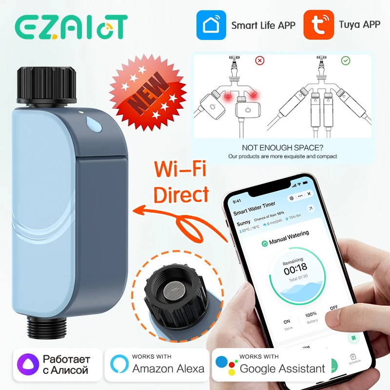 Smart WIFI Garden Watering Timer Tuya | AliExpress