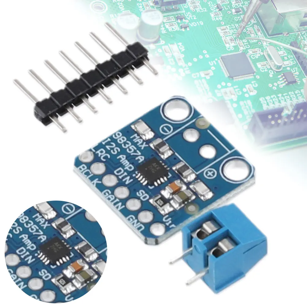 MAX98357 Усилитель с разъемным интерфейсом Декодер ЦАП MAX98357A класса ...