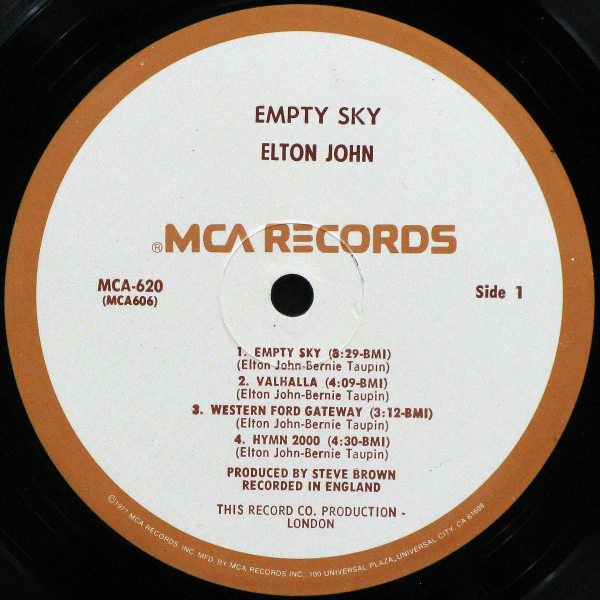 Elton John Empty Sky