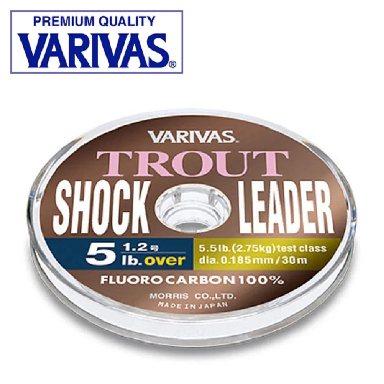 Флюорокарбон Varivas Trout Shock Leader Fluoro 30 м. | AliExpress