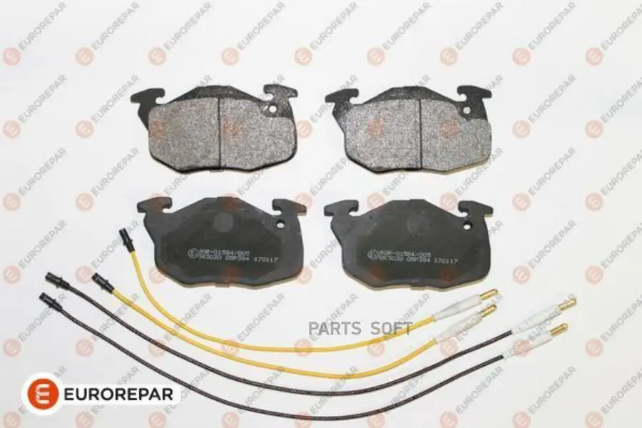 EUROREPAR 1617247680 Набор передних тормозных колодок (4 шт) | AliExpress