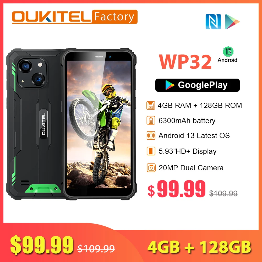 Смартфон Oukitel C32, 4/128ГБ, global | AliExpress