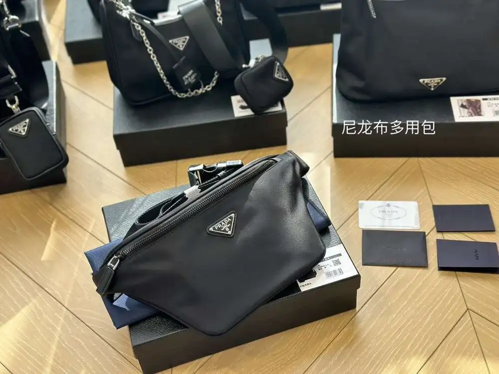 точная копия 1:1 Нейлоновая Сумка В Стиле Prada 35см*16см | AliExpress