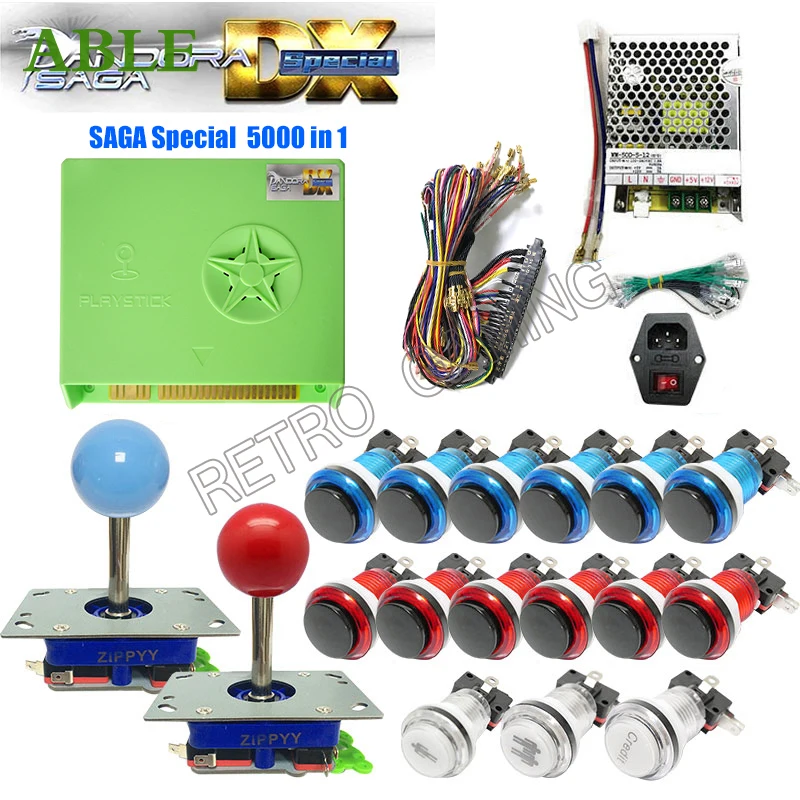 Arcade Pandora SAGA Box DX Special 5000 In 1 DIY Kit Jamma Video Game ...