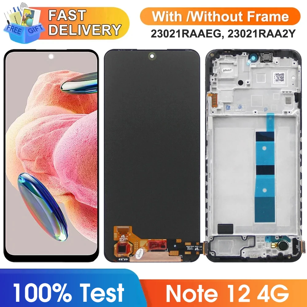 AMOLED-экран для Xiaomi Redmi Note 12 4G 23021RAAEG 23021RAA2Y ЖК ...