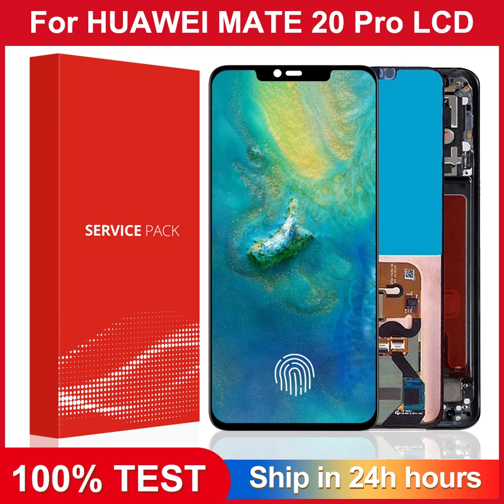 6,39 ''AMOLED для Huawei Mate 20 Pro LYA-L09, ЖК-дисплей, дигитайзер сенсорного экрана в сборе ...