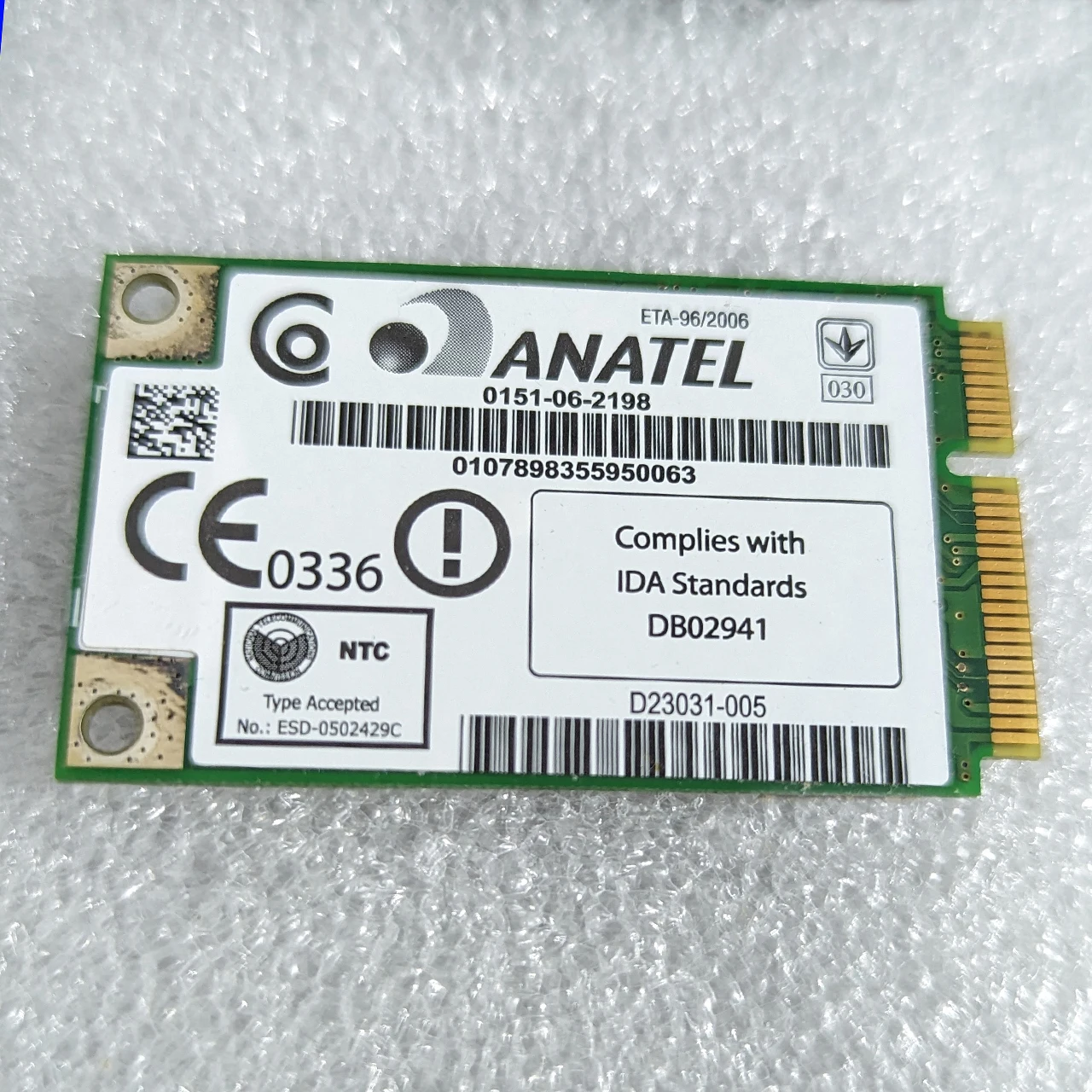 Модуль Wi-Fi для ноутбука Anatel ETA-96/2006 | AliExpress