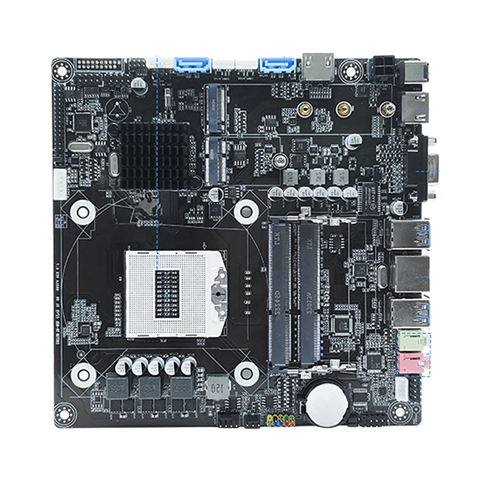 Материнская плата HM87 Mini ITX с двухканальной памятью DDR3 1600 МГц ...