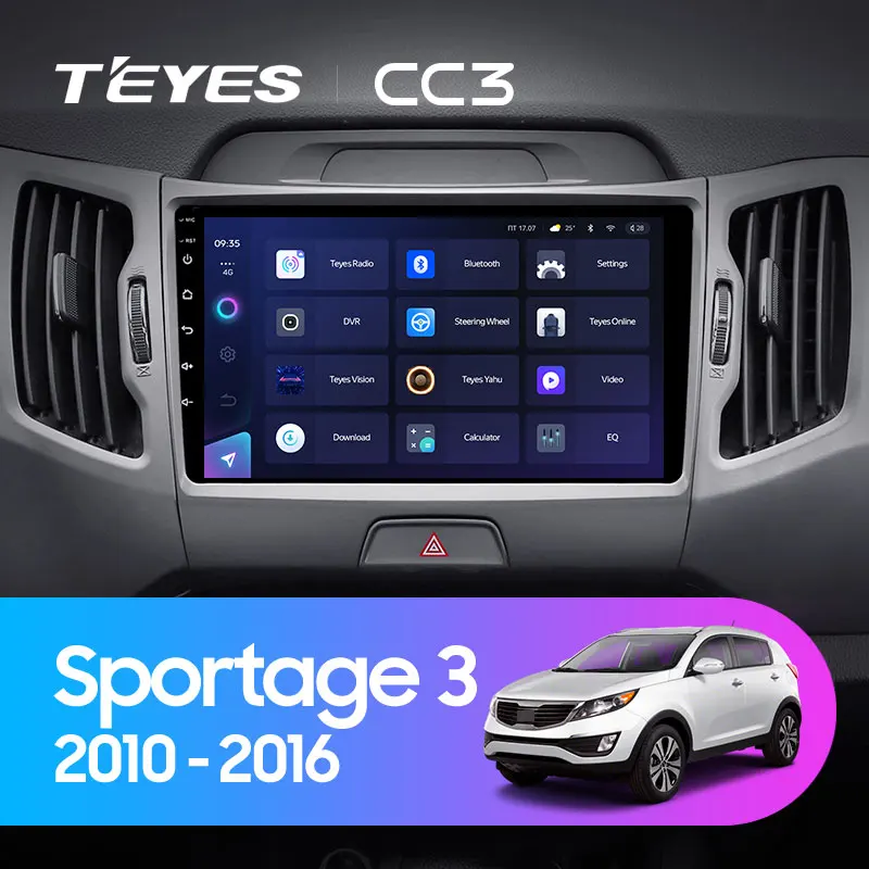 TEYES Тиайс CC3 Штатная магнитола For Киа Спортейдж 3 SL For Kia ...