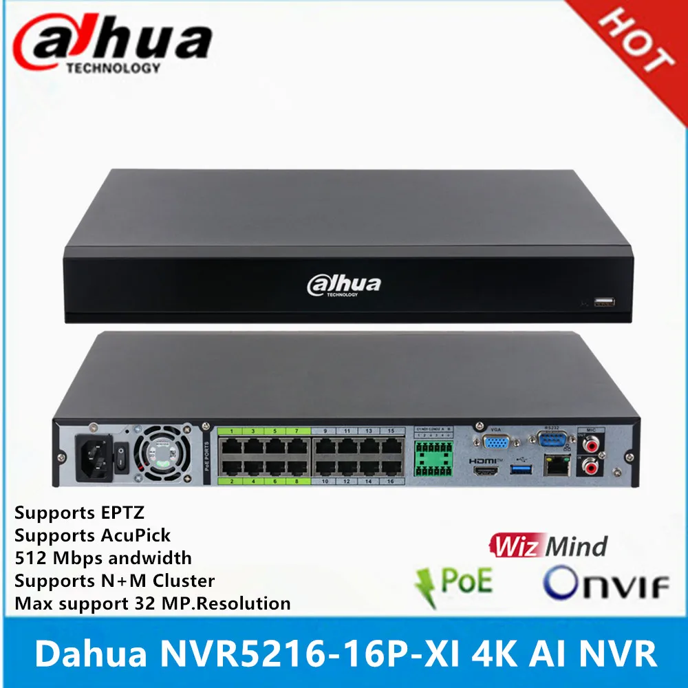 Dahua NVR5216-16P-XI сетевой видеорегистратор | AliExpress