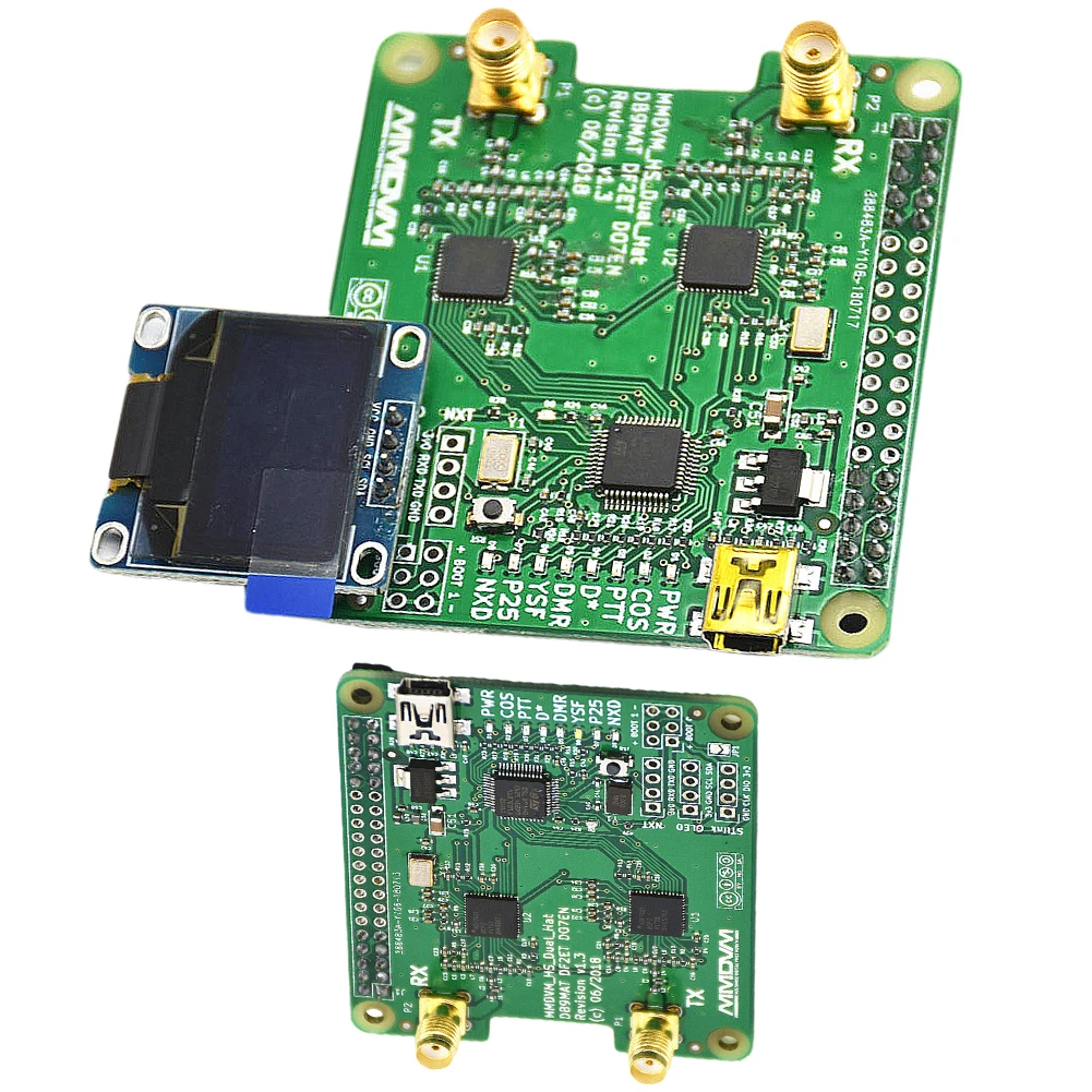 Версия 1.3 MMDVM-HS-Двухшпиндельная точка доступа Dual Hat P25 DMR YSF ...