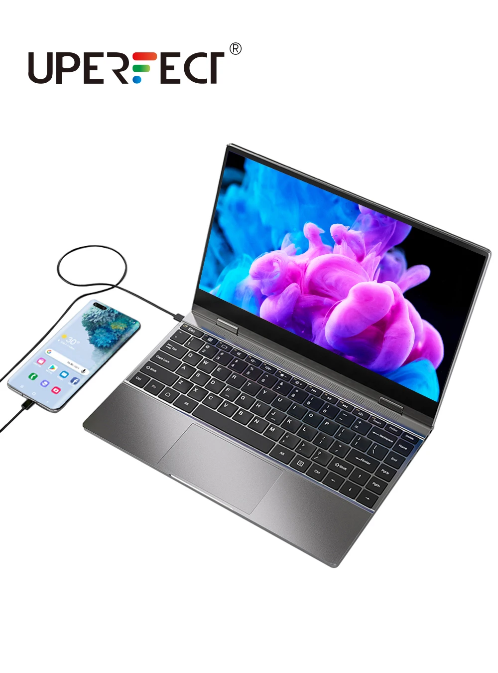 Беспроводной портативный монитор UPERFECT X Pro LapDock DEX с батареей ...