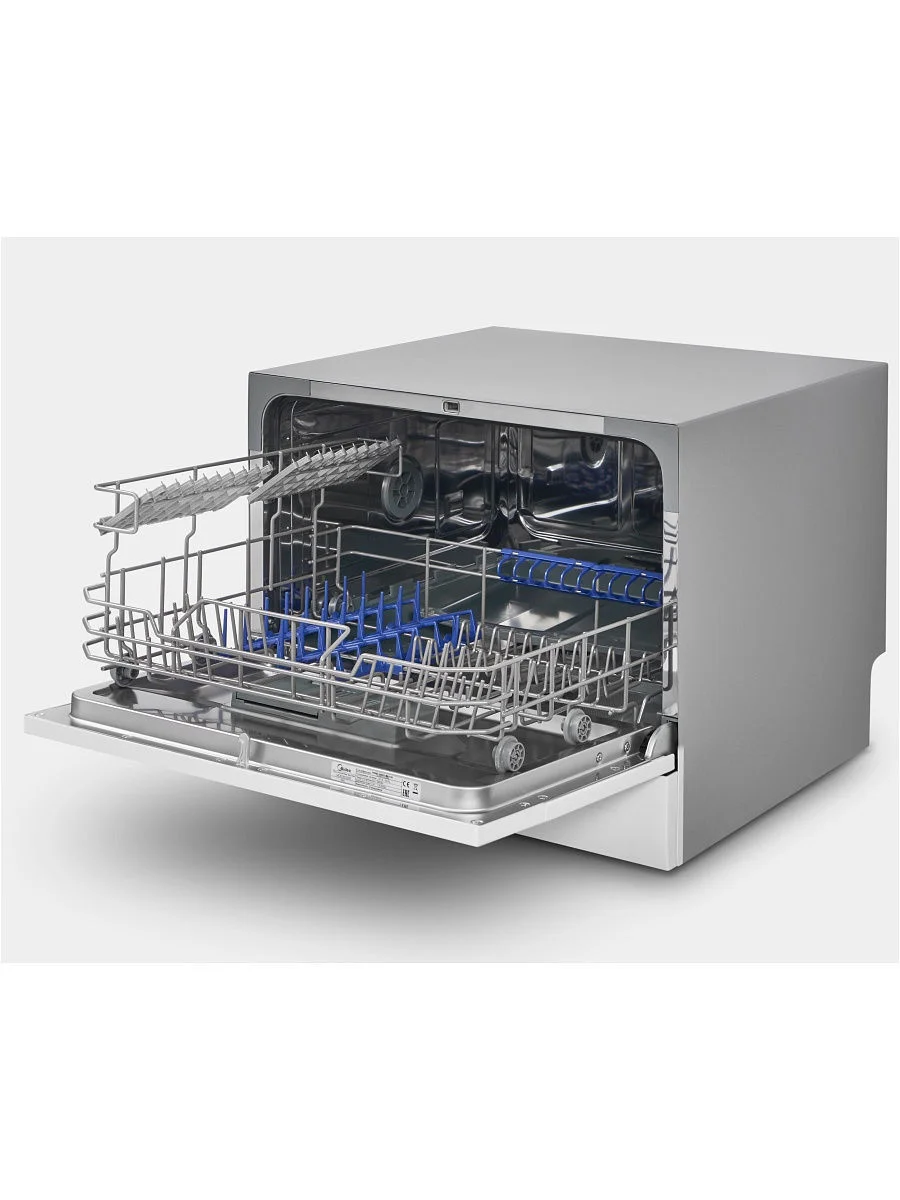 Компактная посудомоечная машина Midea MCFD55320S, 6 комплектов, 6 ...