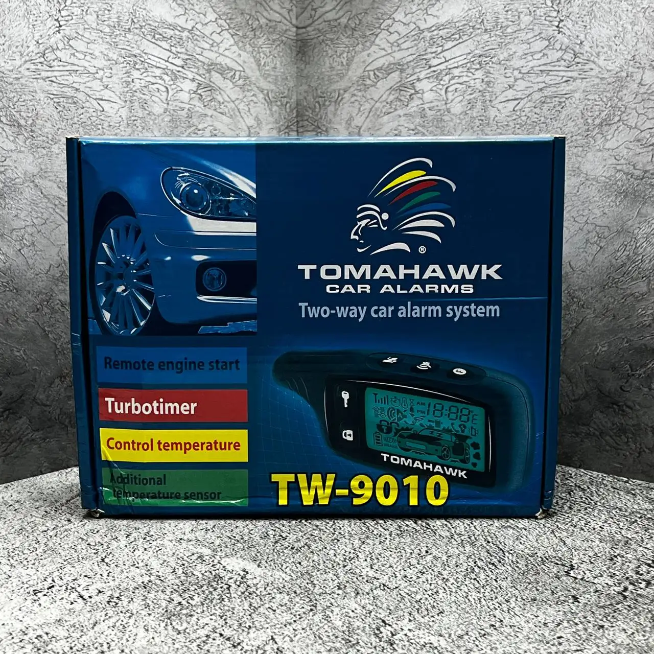 Сигнализация автомобильная TOMAHAWK TW 9010 с автозапуском | AliExpress