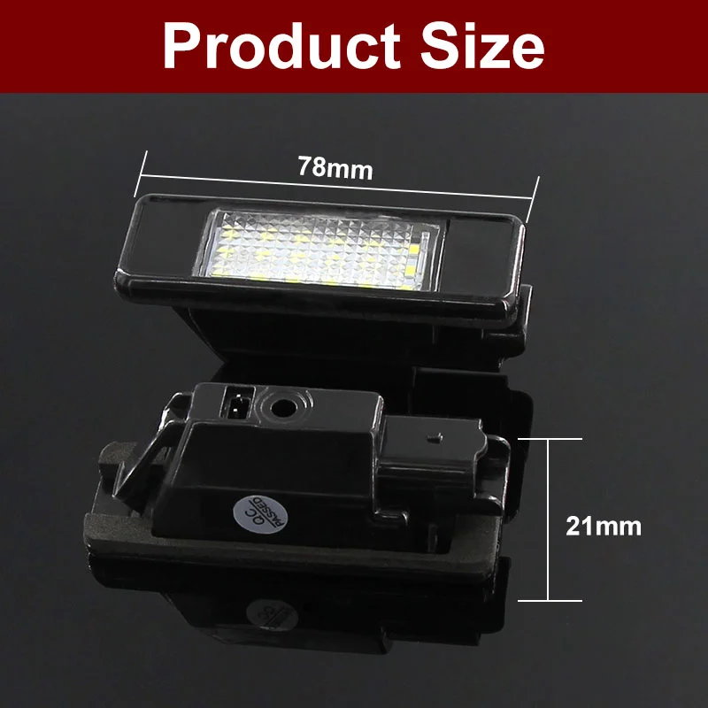 2 шт., 12 В, автомобильная задняя 18 светодиодов, лампа освещения ...