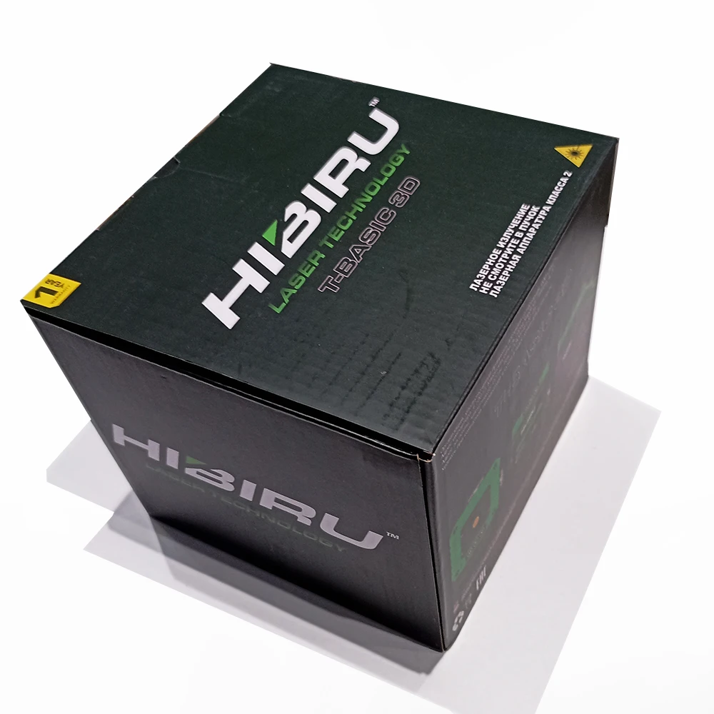 Лазерный уровень HIBIRU T-BASIC 3D зеленый луч, Li-on АКБ,самовыравнивающийся лазерный нивелир ...