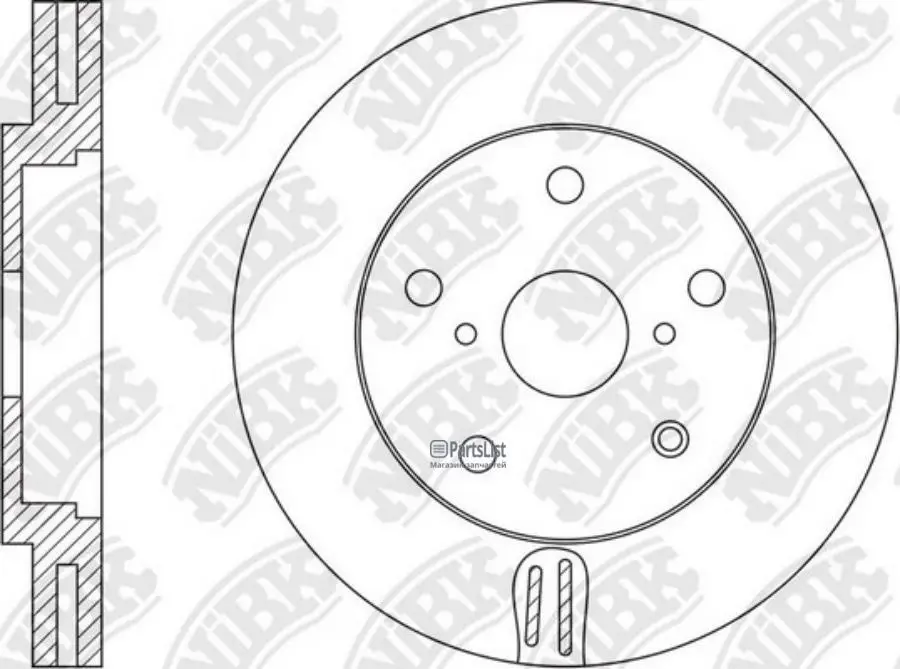 RN1578 Тормозной диск NiBK RN1578 | NIBK | AliExpress