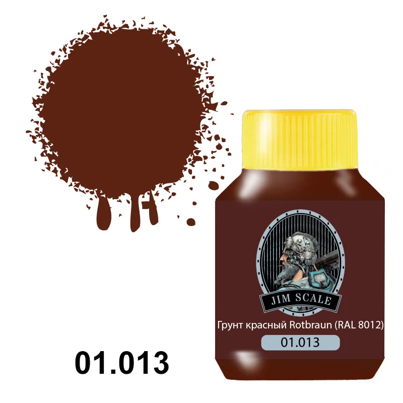 Jim Scale 01.013 Грунт красный / Rotbraun RAL 8012 (50мл.) | AliExpress
