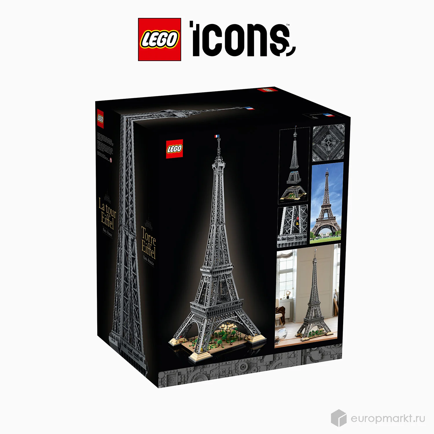 Конструктор LEGO Icons - Эйфелева башня | AliExpress