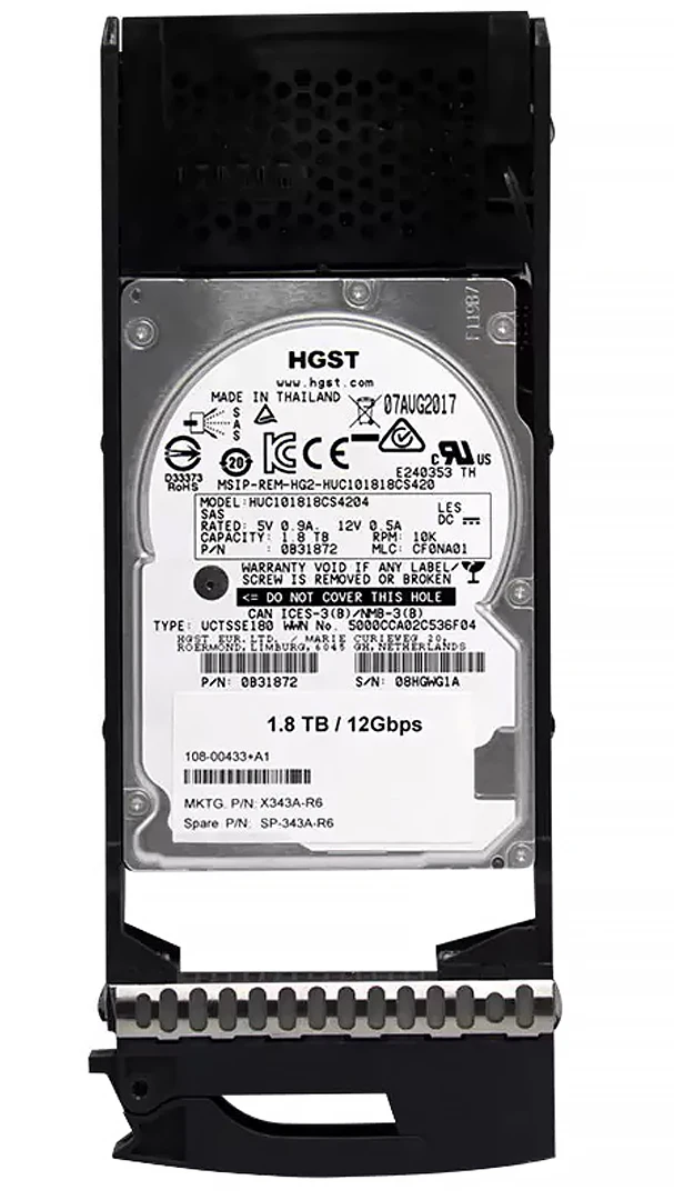 Жесткий диск NetApp 1.8Tb 108000433+A1 X343A-R6 | AliExpress