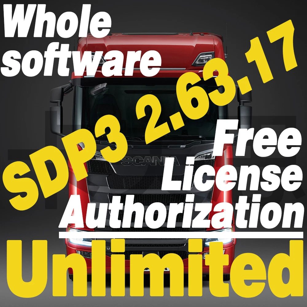 Новейший выпуск V2.63.17 SDP3 2.63 2025 года. Последнее обновление для грузовиков Scania ...