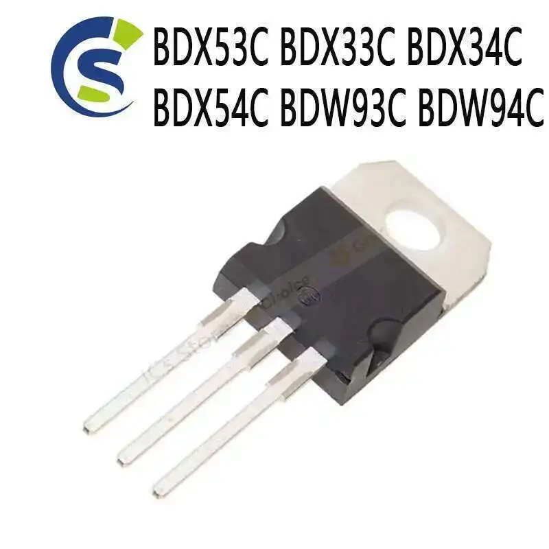 10 шт. интегральных схем TO-220 Annuosenchip BDX53 BDX33 BDX34 BDX54 BDW93 BDW94 BDX53C BDX33C ...