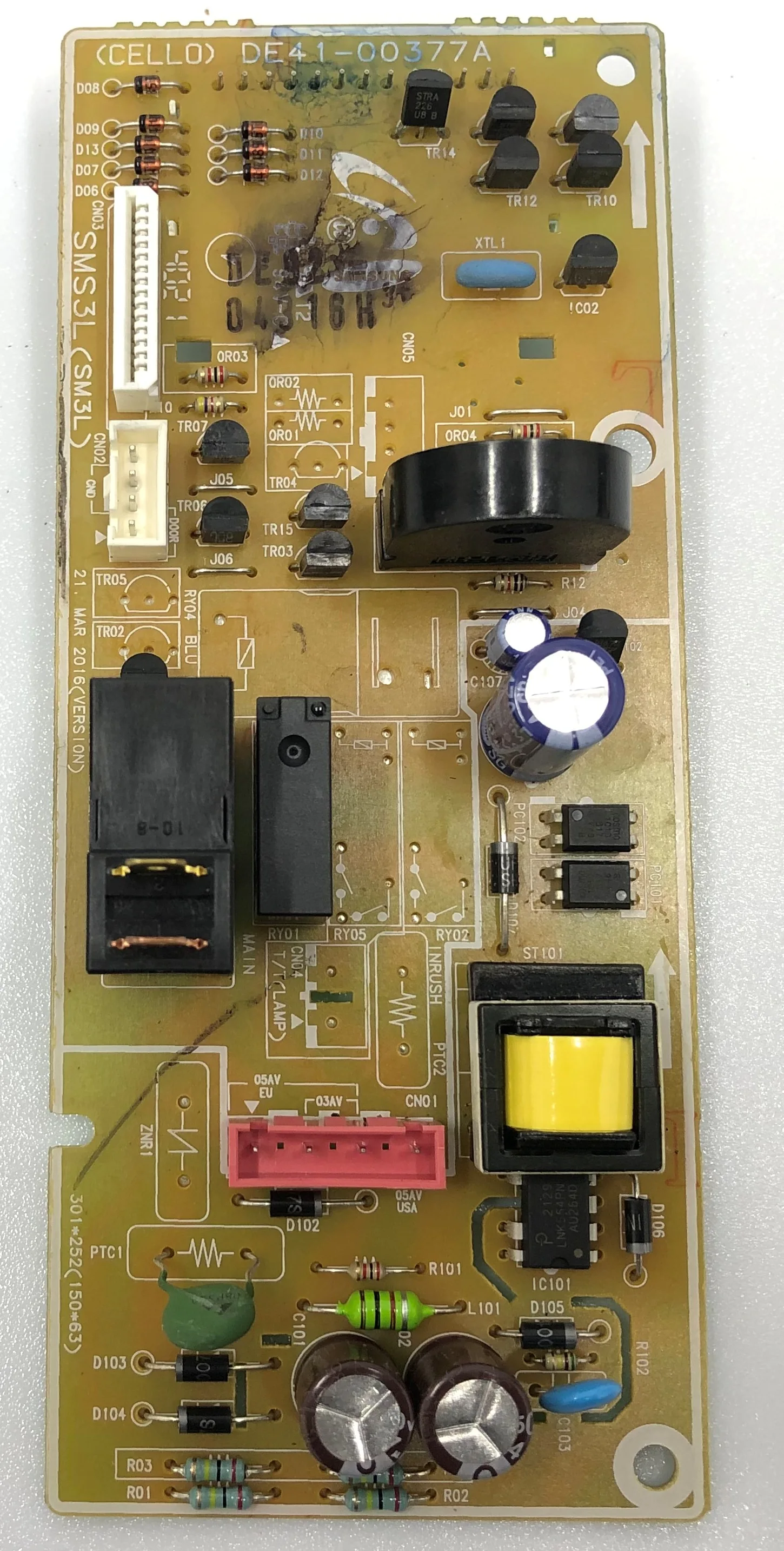 DE41-00377A SMS3L SM3L плата управления для микроволновой печи SAMSUNG ...