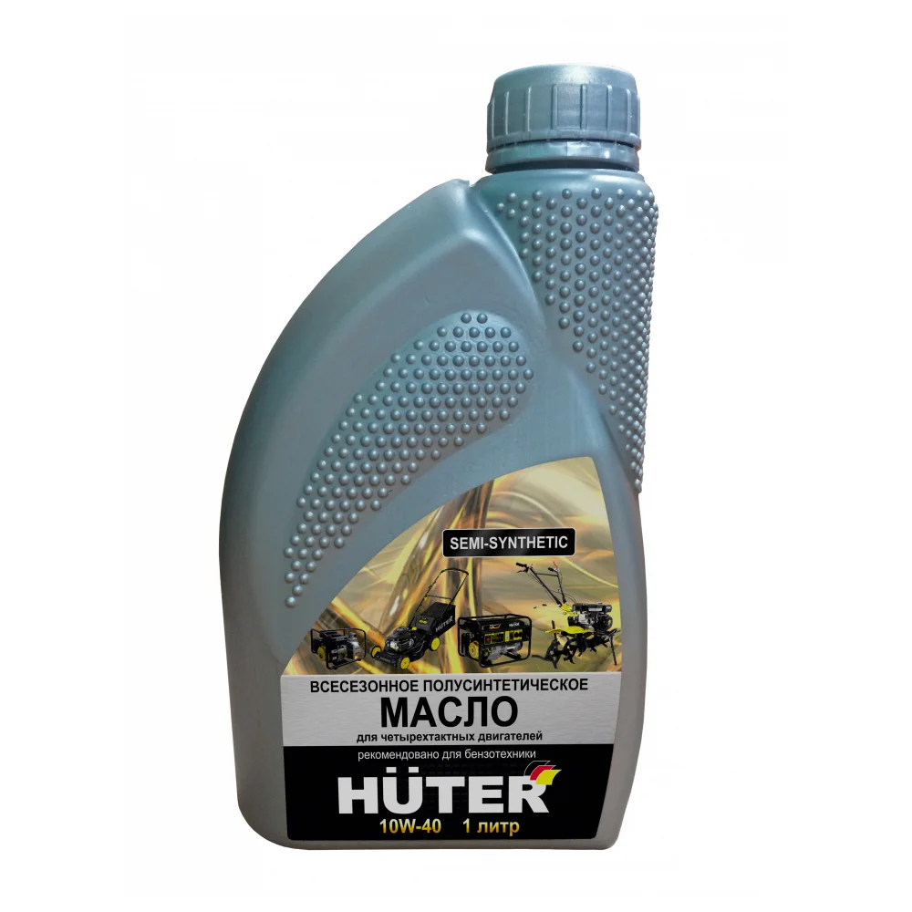 Масло моторное 10W-40 полусинтетическое для четырёхтактных двигателей Huter, 1л., 73/8/1/1 ...