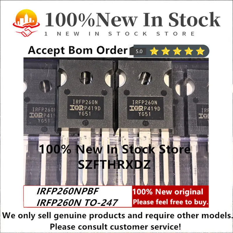 Транзистор SZFTHRXDZ 100% оригинальный IRFP260NPBF - 247 IRFP260N MOSFET 200V 50A | AliExpress