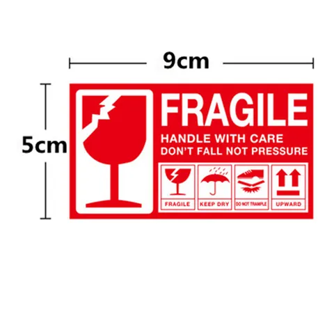 Fragile label store