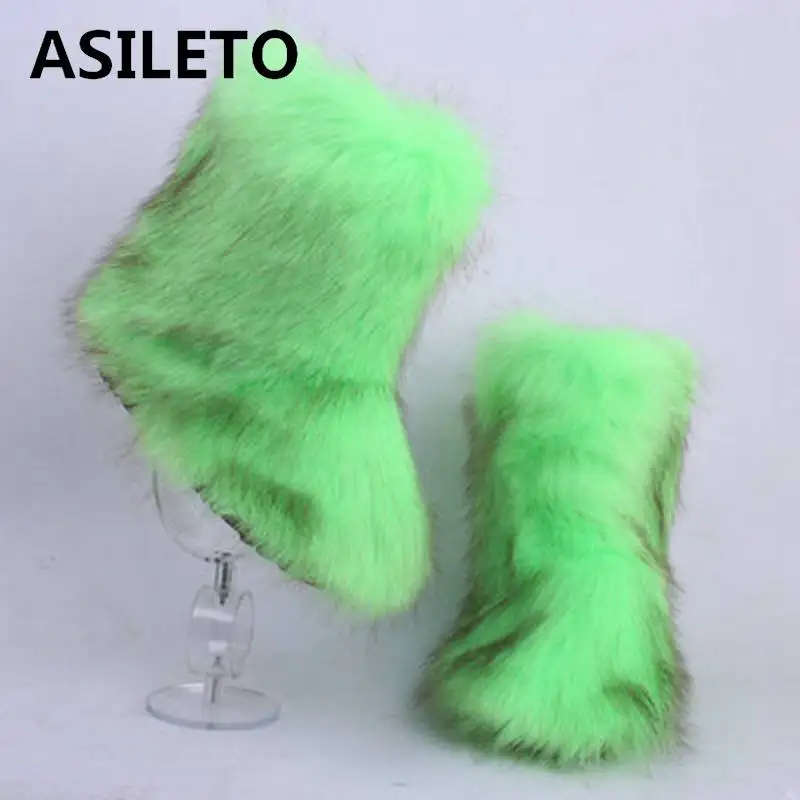 ASILETO/меховые сапоги; Зимняя обувь; Женские зимние сапоги с сумочкой ...