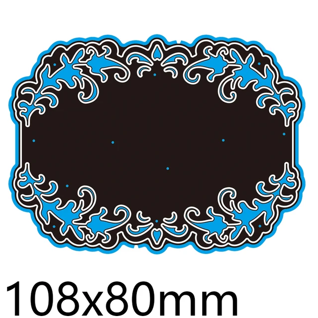 Frozen Blue And Pink Border