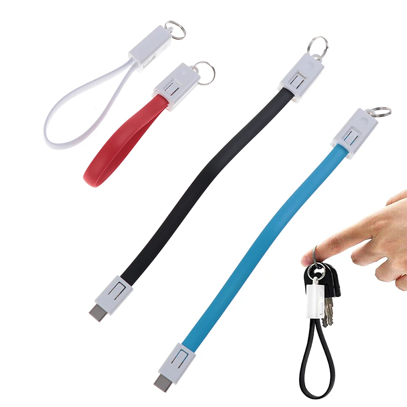 Keychain Cable Fast Charger Sync Data Lighting Cable For iphone 6s Type ...