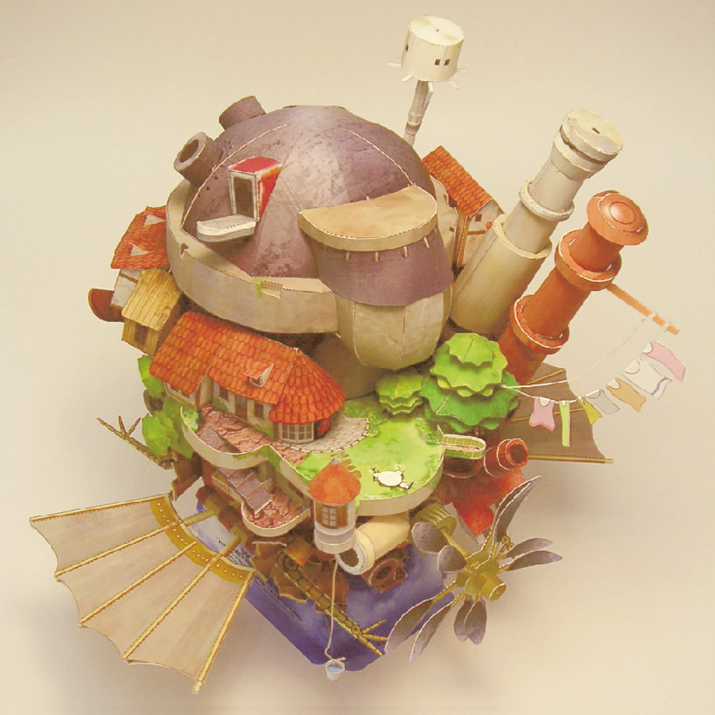 Animation Papercraft Hayao Miyazaki's Animated Cartoons Papercraft Howl ...