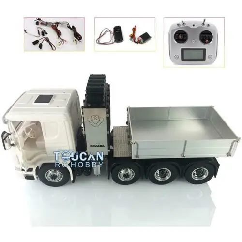 Hercul Sca Cabin LESU RC 1/14 Metal 8*8 Chassis Servo Car Hopper Radio ...