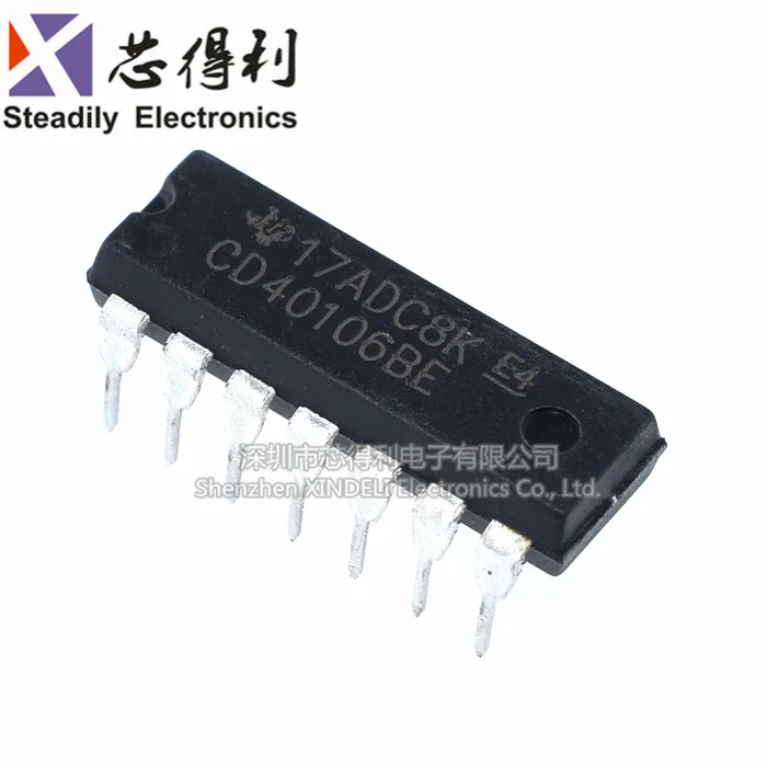 CD40106 Hex Schmitt Trigger Inverter IC Pinout, Datasheet,, 47% OFF