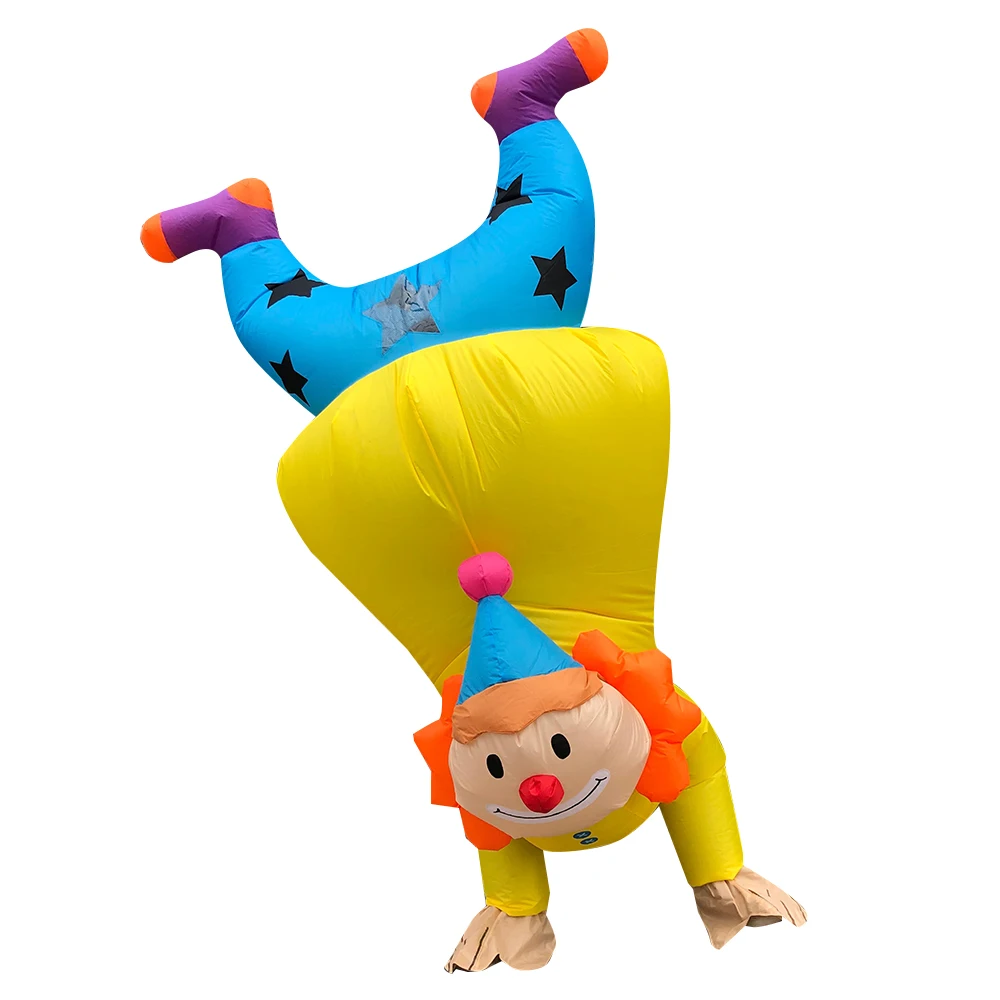 Hot Sale Handstand Clown Costume Carnival Halloween Party Inflatable ...