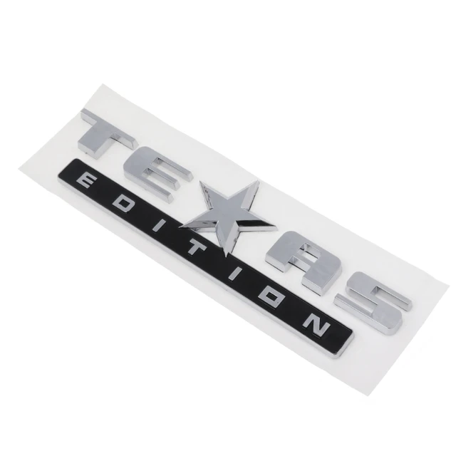 Chevy Pickup Cars And Trucks 3-Piece 3D TEXAS EDITION Emblem Decal Set ...