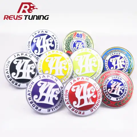 Jdm car front grille emblem - купить недорого | AliExpress